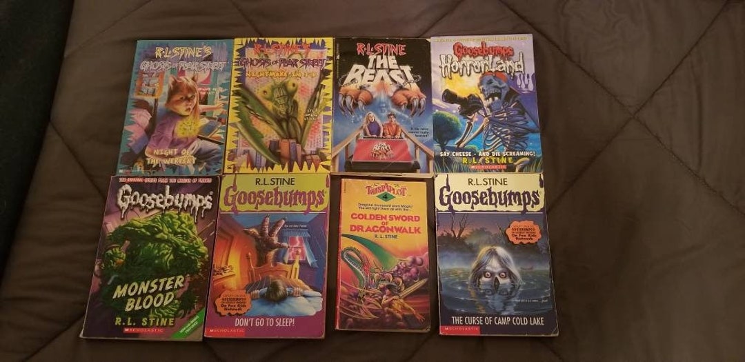 Vintage RL Stine Goosebumps Horrorland Ghosts of Fear Street Twistaplot ...