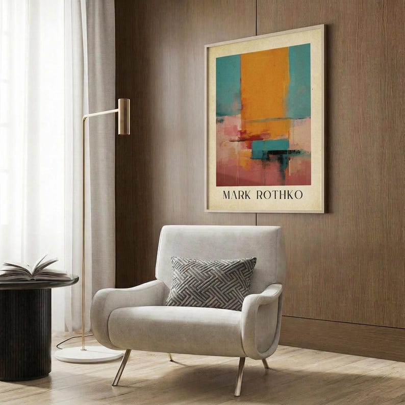 Mark Rothko Print, Abstract Wall Art, Modern Art Print, Rothko Poster ...