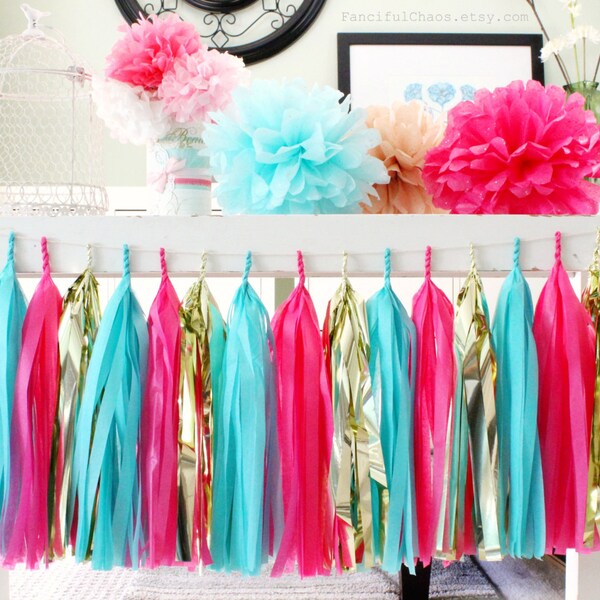 Pink Tassel Garland - Etsy
