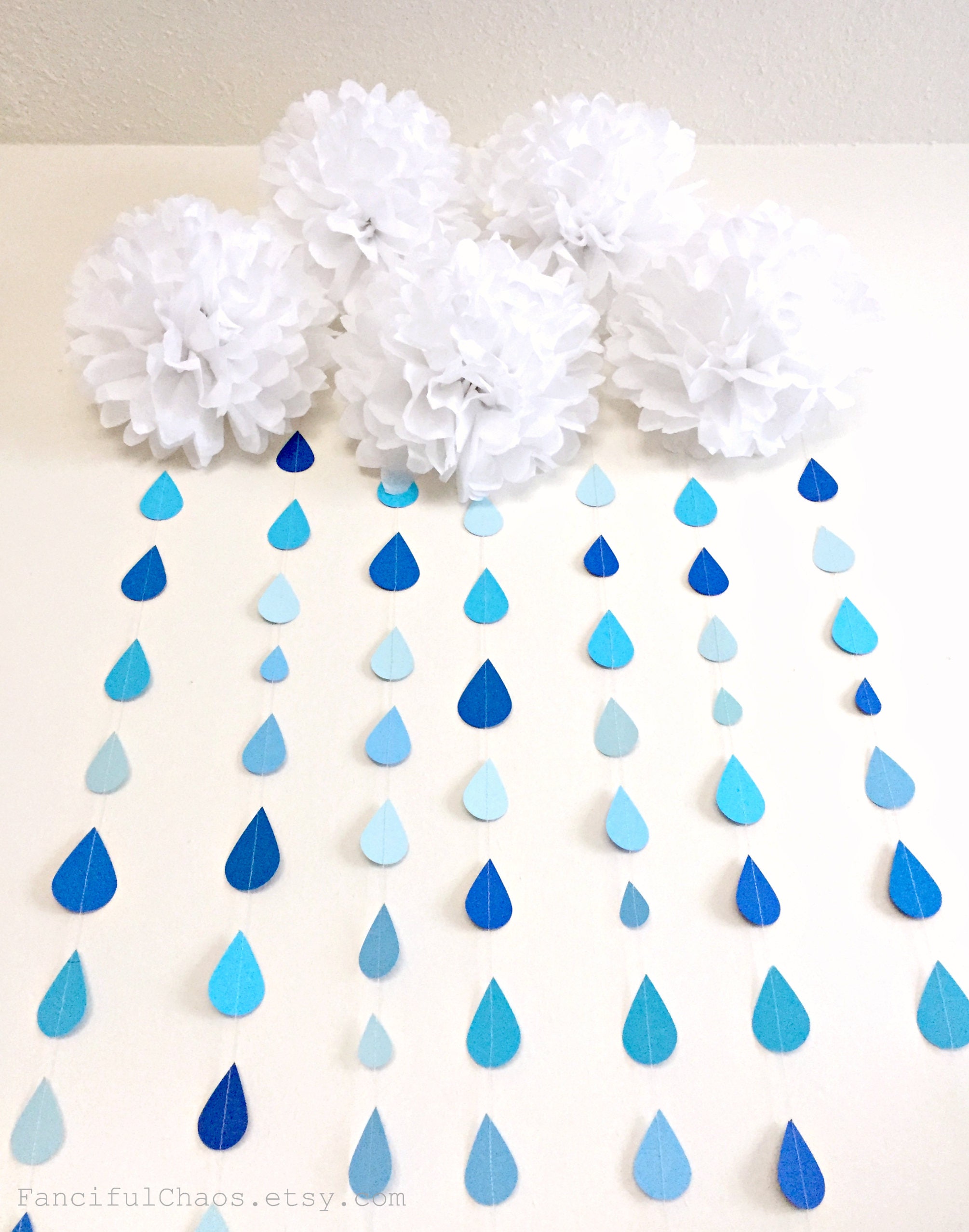 Baby Shower Rain Drops