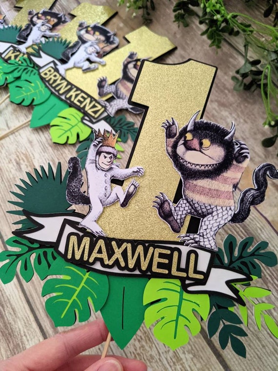 Where the Wild Things Are Cake Topper Custom Name Banner | Etsy
