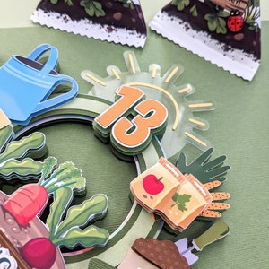 Gardening Cake Topper, Garden Birthday Party, Farming, Fruit and ...