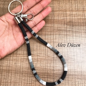 Beaded Keychain Native American Style Id Holder Beaded Card Holder ...