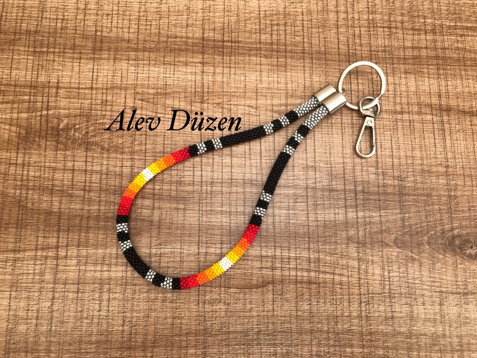 Beaded Keychain Native American Style Id Holder Beaded Card | Etsy