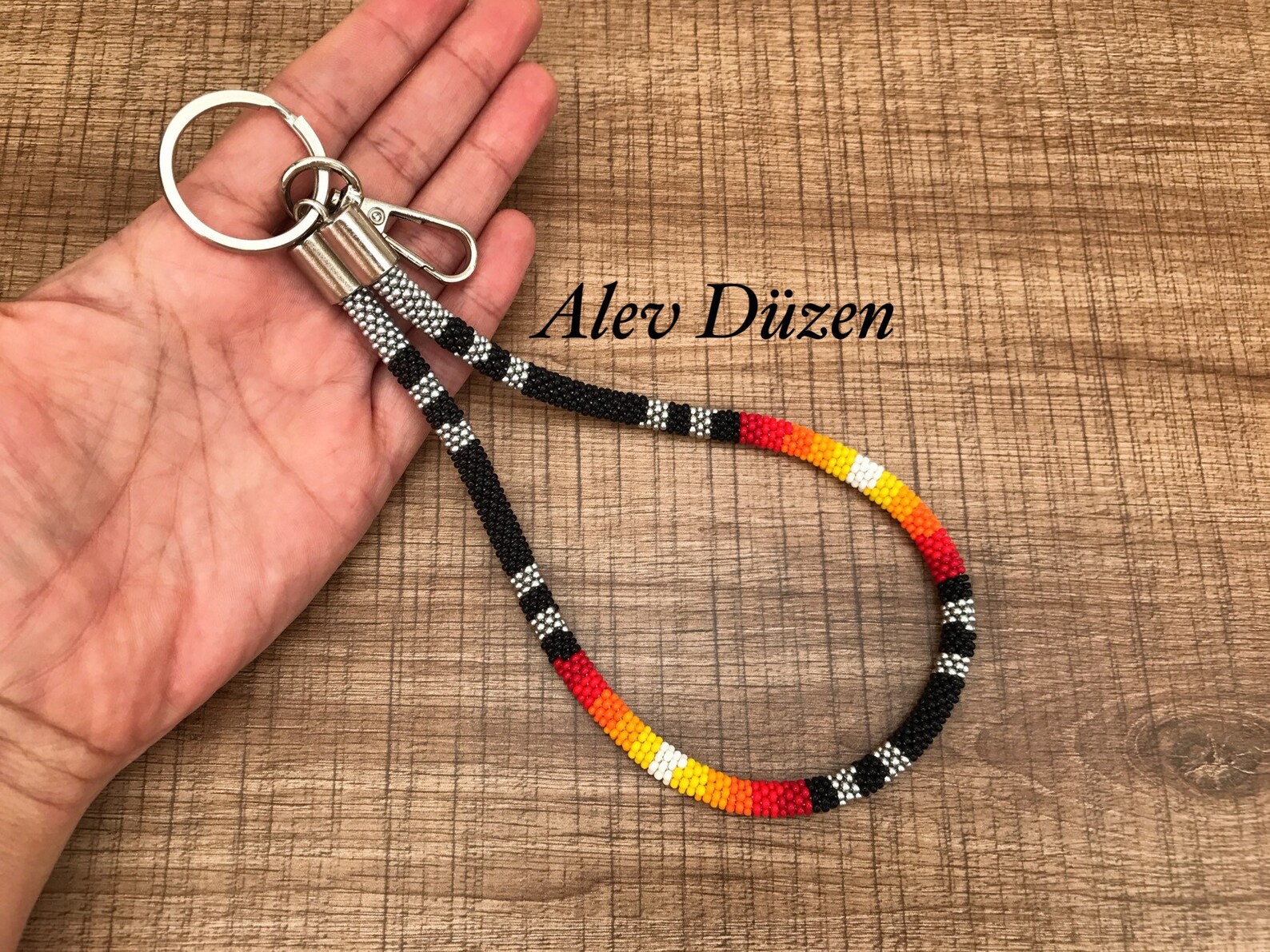 Beaded Keychain Native American Style Id Holder Beaded Card | Etsy