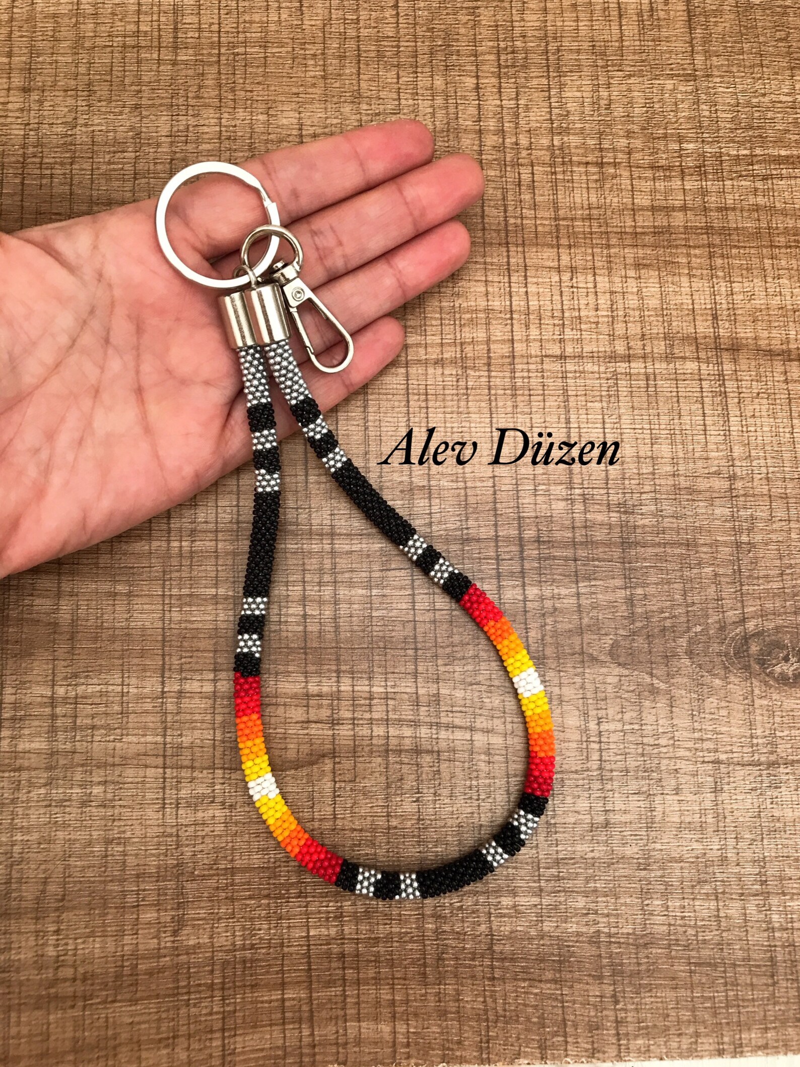 Beaded Keychain Native American Style Id Holder Beaded Card | Etsy