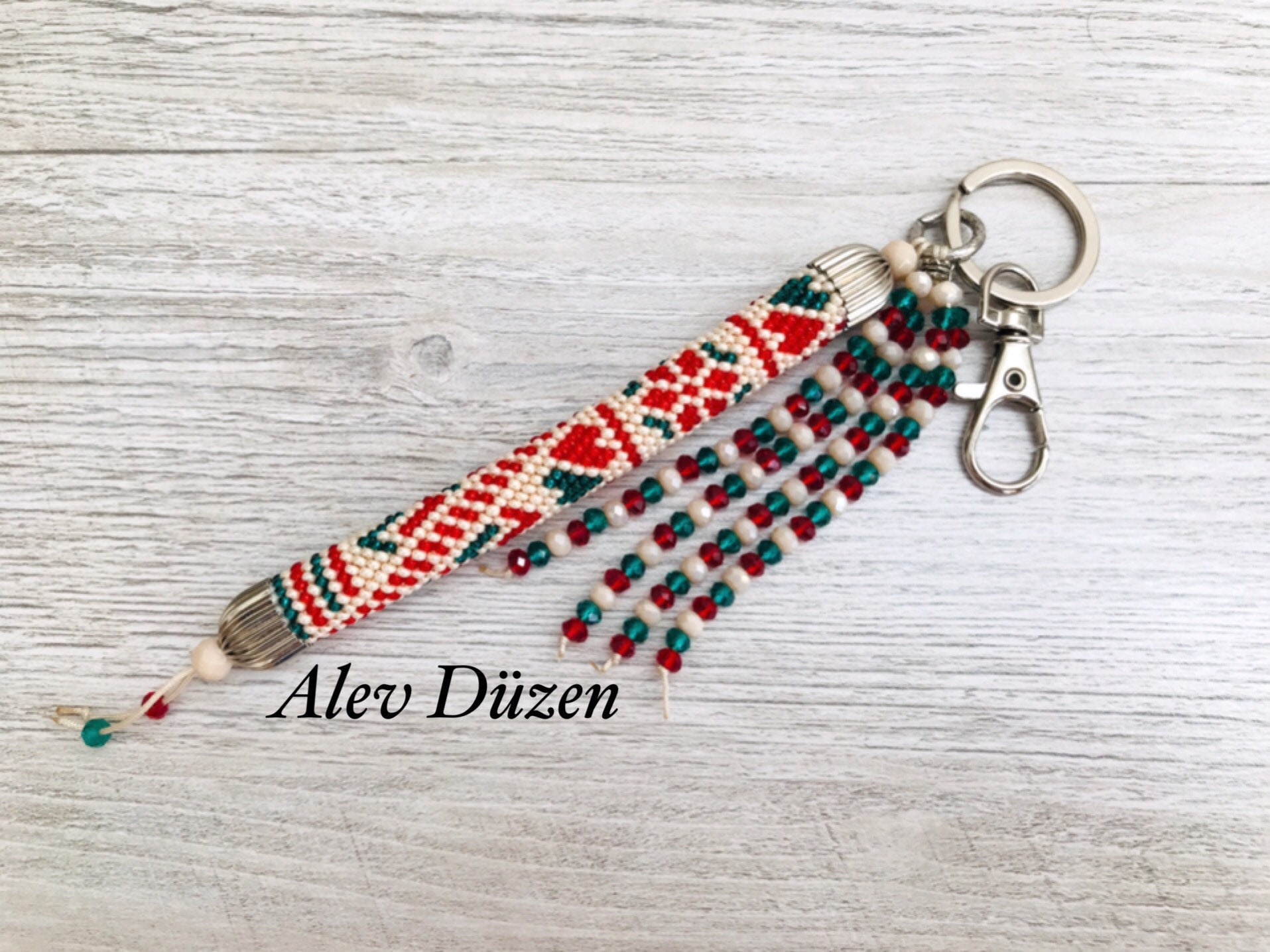 Beaded Key Chain Beaded Key Chain Beaded Key Chain key | Etsy