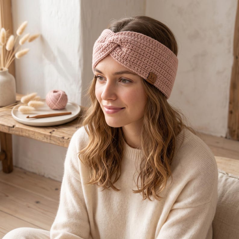 Twisted Headband Crochet Pattern PDF | Ear Warmer Pattern | Beginner ...