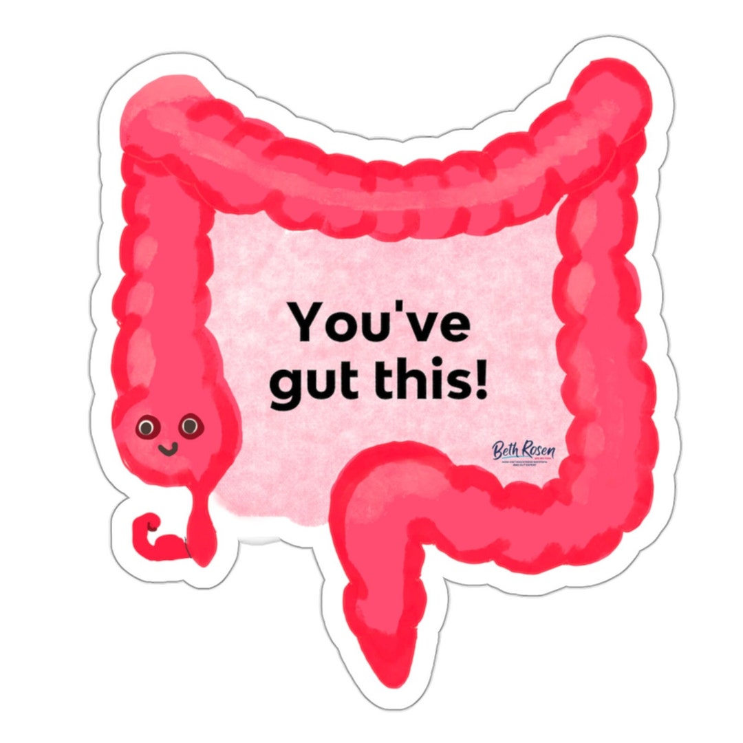 You've Gut This! Die-cut Sticker |funny Sticker, Poop Sticker, Anatomy ...