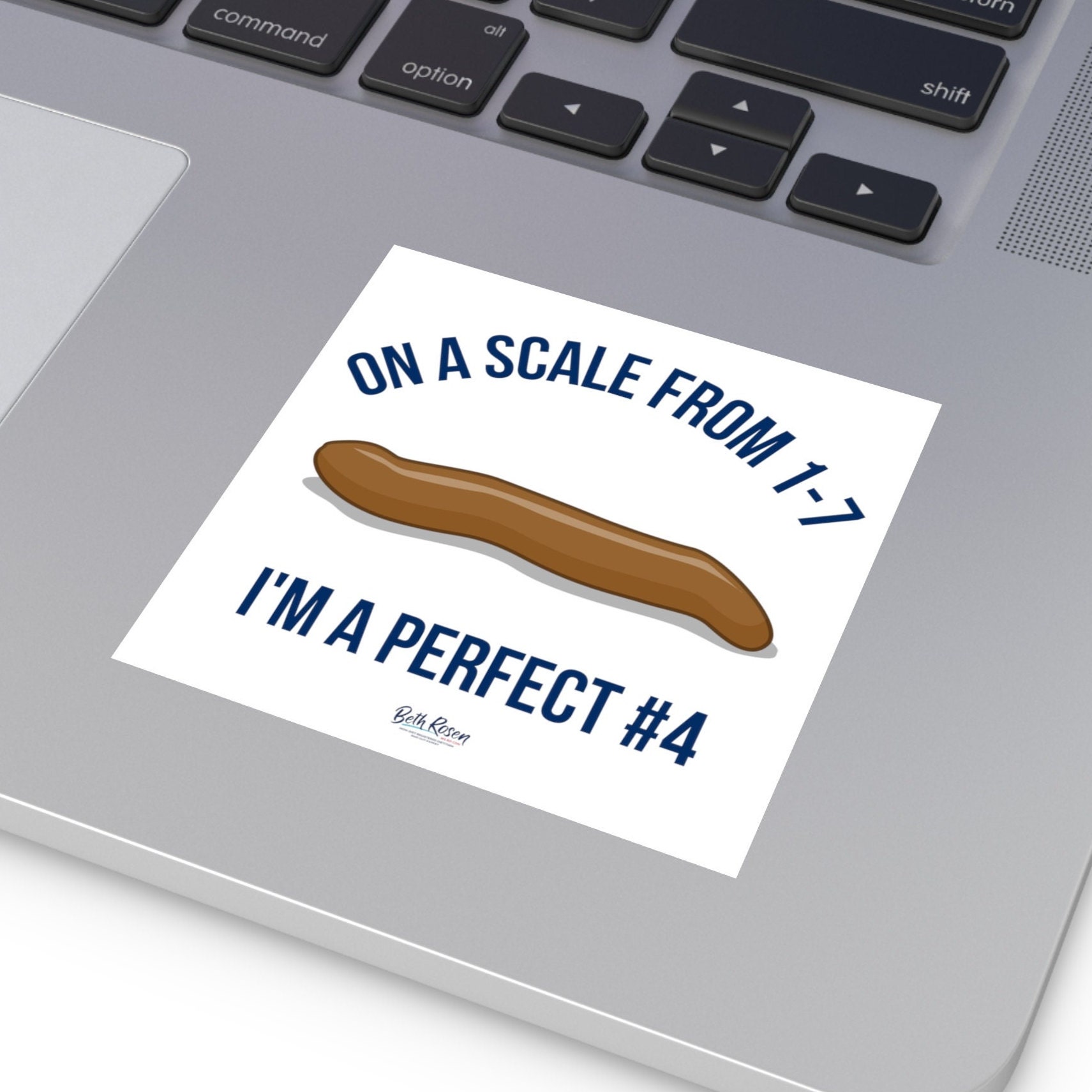 Bristol Stool Chart Perfect #4 Square Vinyl Stickers |funny Sticker ...