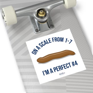 Bristol Stool Chart Perfect #4 Square Vinyl Stickers |funny Sticker ...
