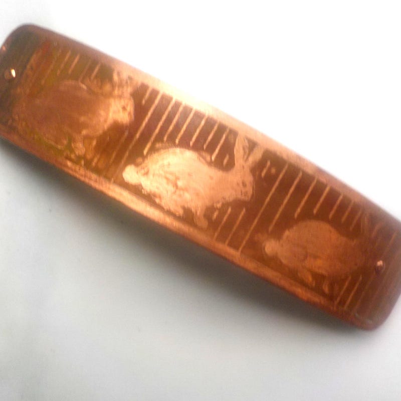 Metal Hair Barrette - Etsy