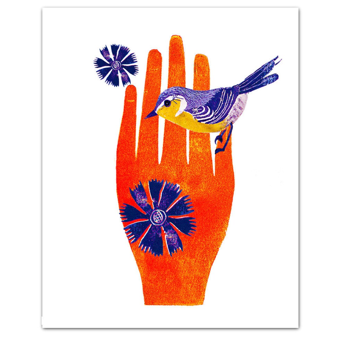 JOY & BIRD - ART Print - Etsy
