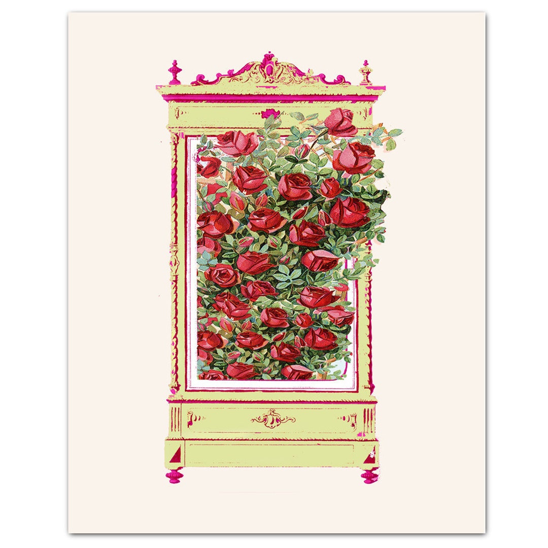 Gratitude Roses From the Closet ART Print - Etsy