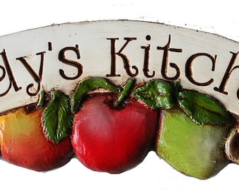 Apple kitchen decor | Etsy