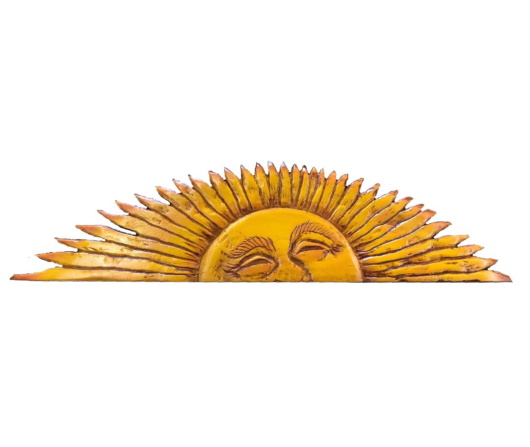 Peeking Sun Large Door Topper - Etsy UK