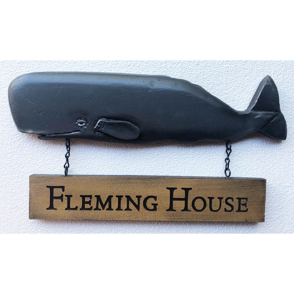 Whale sign - Etsy