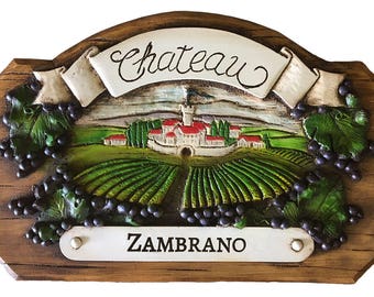 Chateau Sign | Etsy