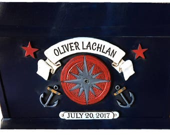 Nautical Toy Box - Etsy