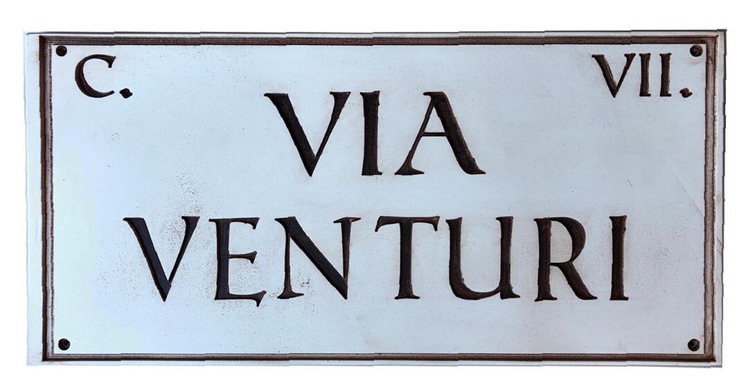 Custom Italian Rome Street Sign - Etsy