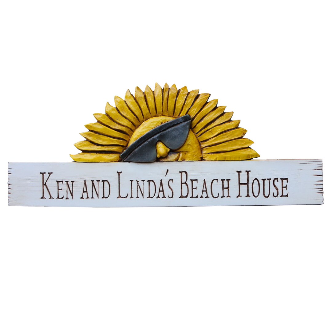Beach Sun Personalized Door Topper - Etsy