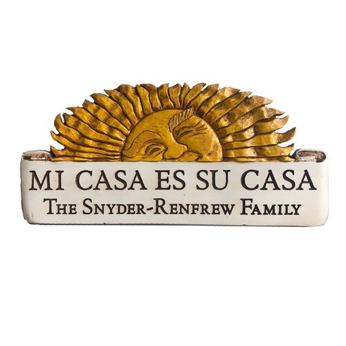 12 X 6.5 Mi Casa Es Su Casa Sign Welcome House - Etsy