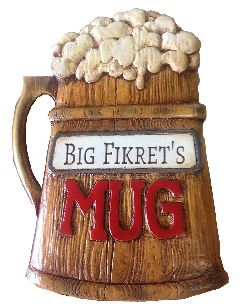 Beer Mug Personalized Sign - Etsy
