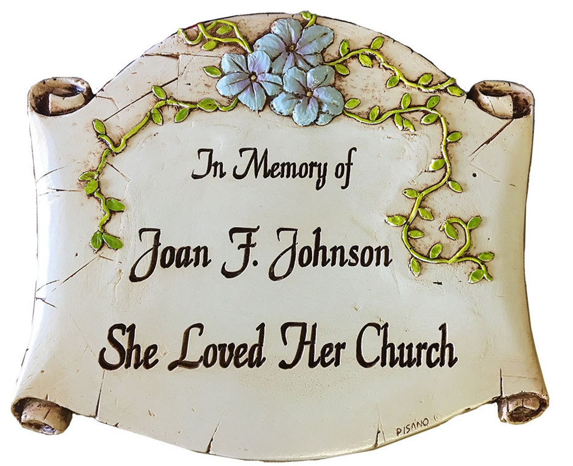 Flower Hanging Personalized Yard Sign With Yard Stake - Etsy