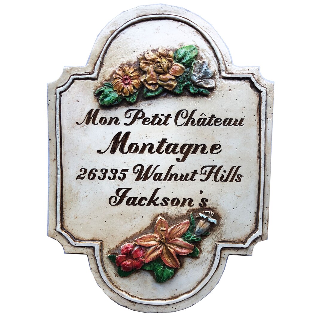 My Petit Chateau Personalized Sign - Etsy