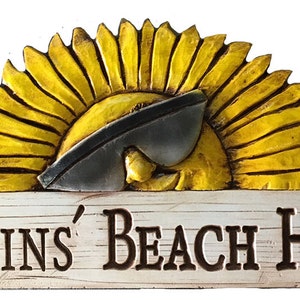 Beach Sun Personalized Door Topper - Etsy