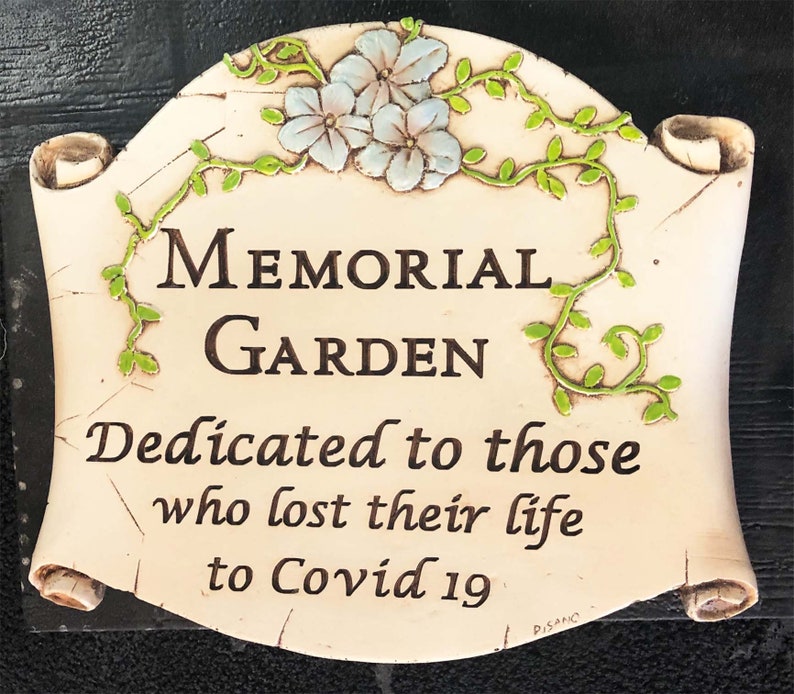 Flower Hanging Personalized Yard Sign With Yard Stake - Etsy