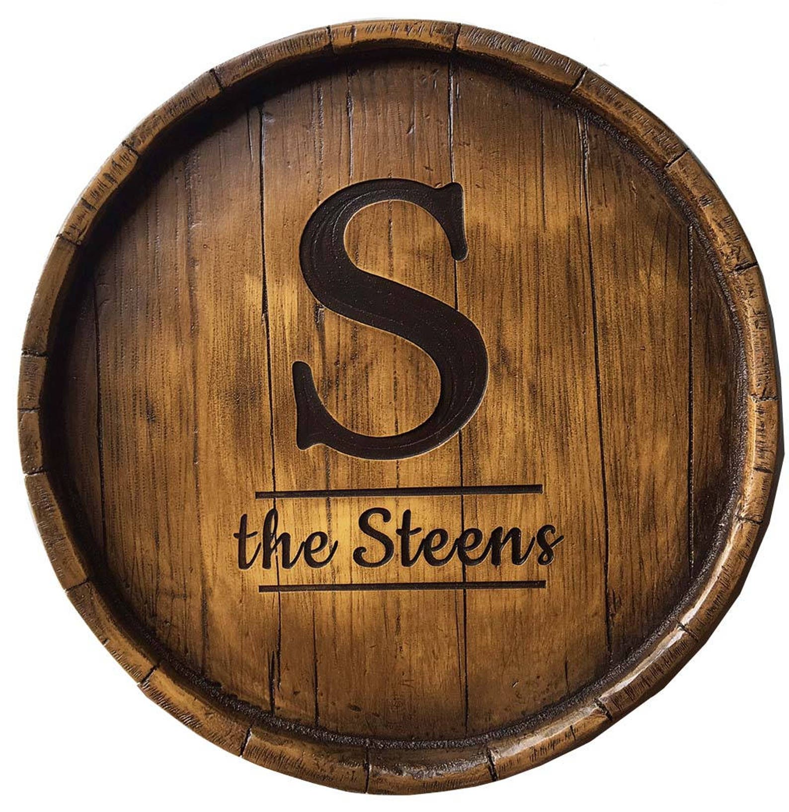 Wine Barrel Custom Name or Address Sign - Etsy