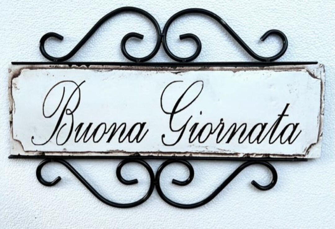 Italian Have a Good Day Plaque - Etsy