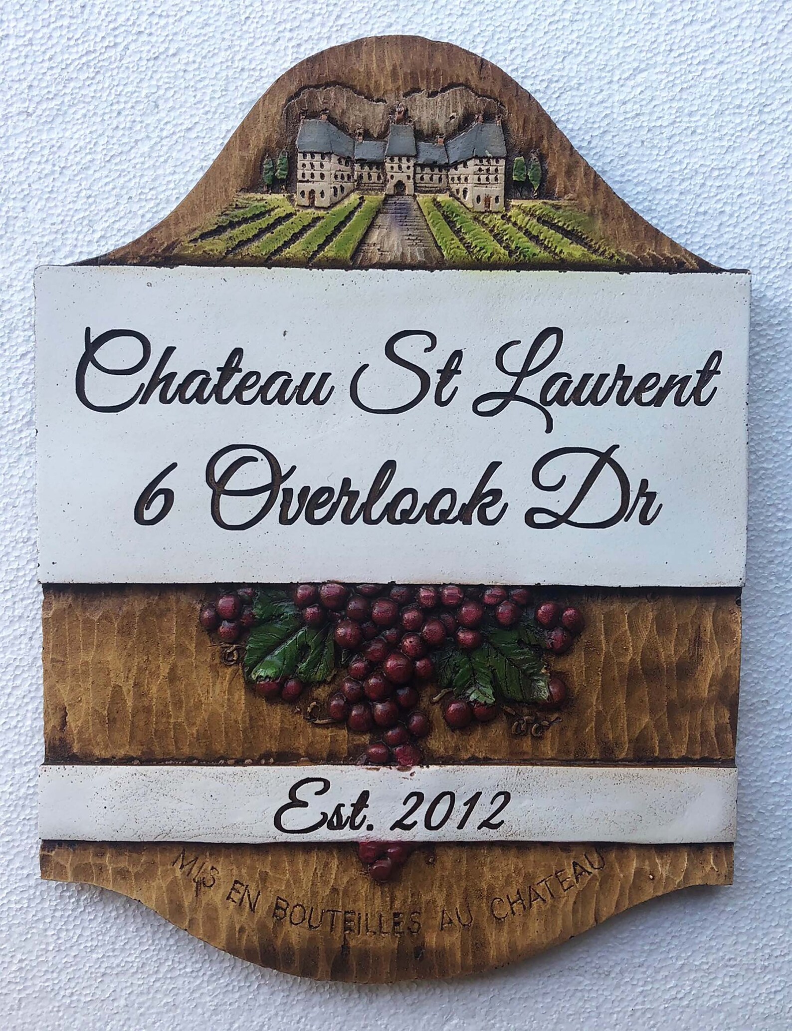 Chateau Personalized Sign | Etsy