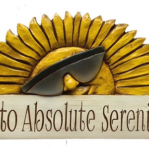 Beach Sun Personalized Door Topper - Etsy