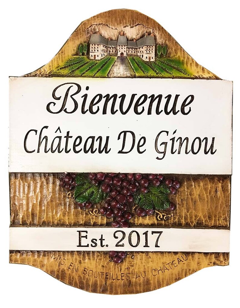 Chateau Personalized Sign | Etsy