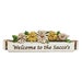 Flower Door Topper Personalized With Your Name or Favorite Phrase - Etsy