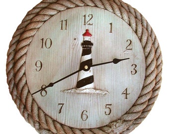 Lighthouse Wall Clock - Etsy