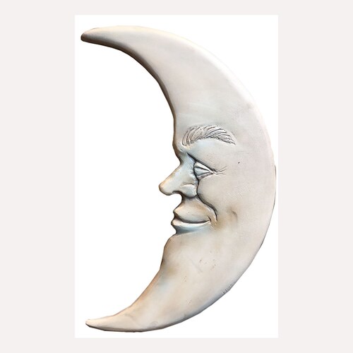 Moon Decor Wall Art / Large Rustic Metal Moon / ETSY Crescent - Etsy