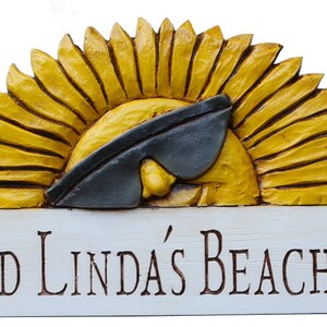 Beach Sun Personalized Door Topper - Etsy