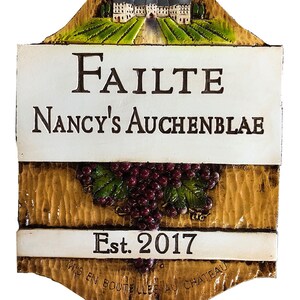 Chateau Personalized Sign - Etsy
