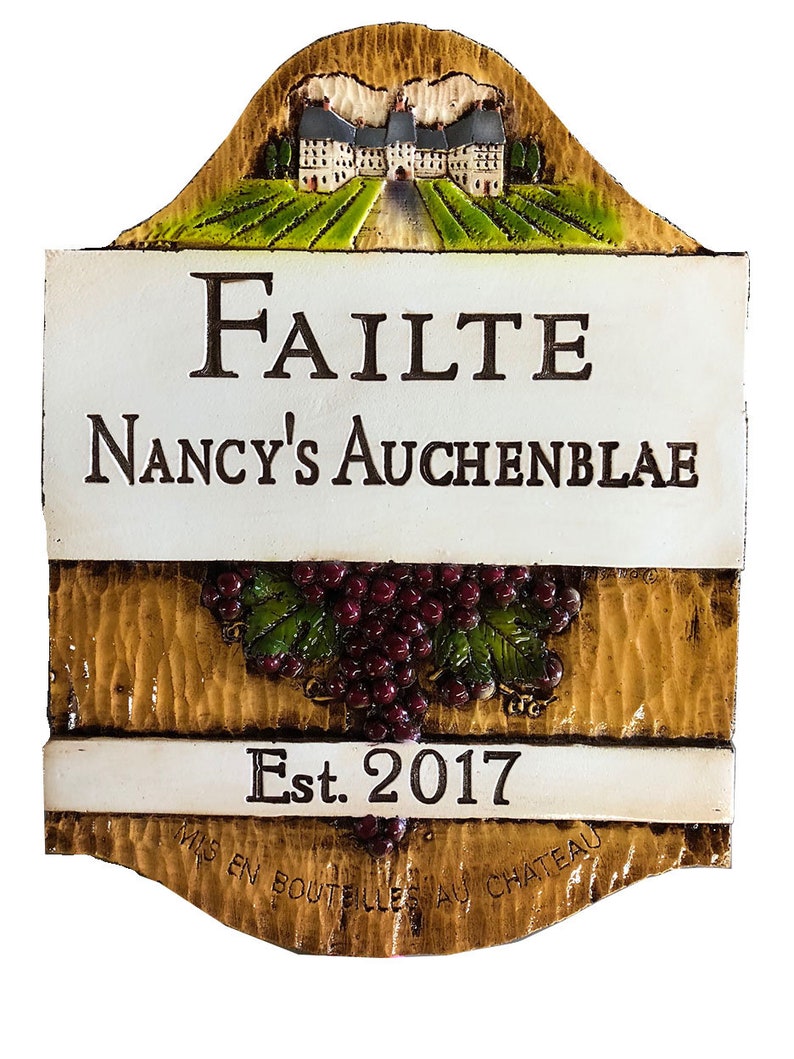 Chateau Personalized Sign | Etsy