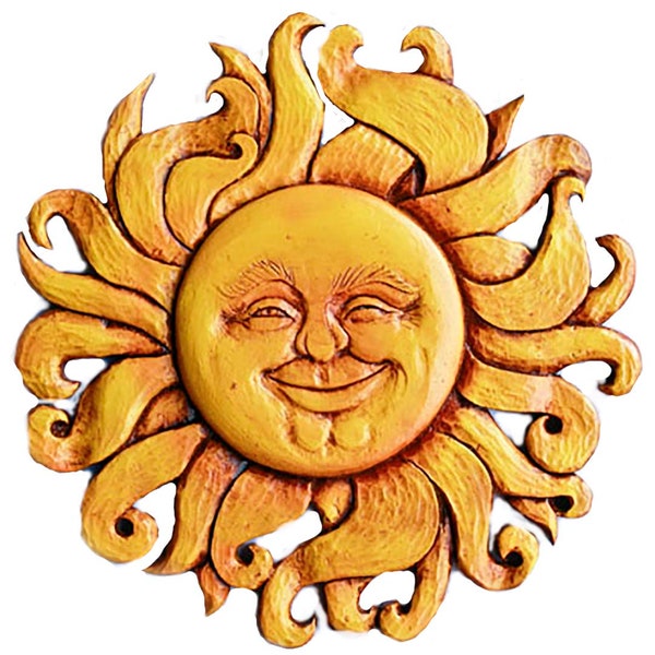 Large Outdoor Sun Face - Etsy Canada