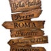 Italy City Road Sign - Etsy