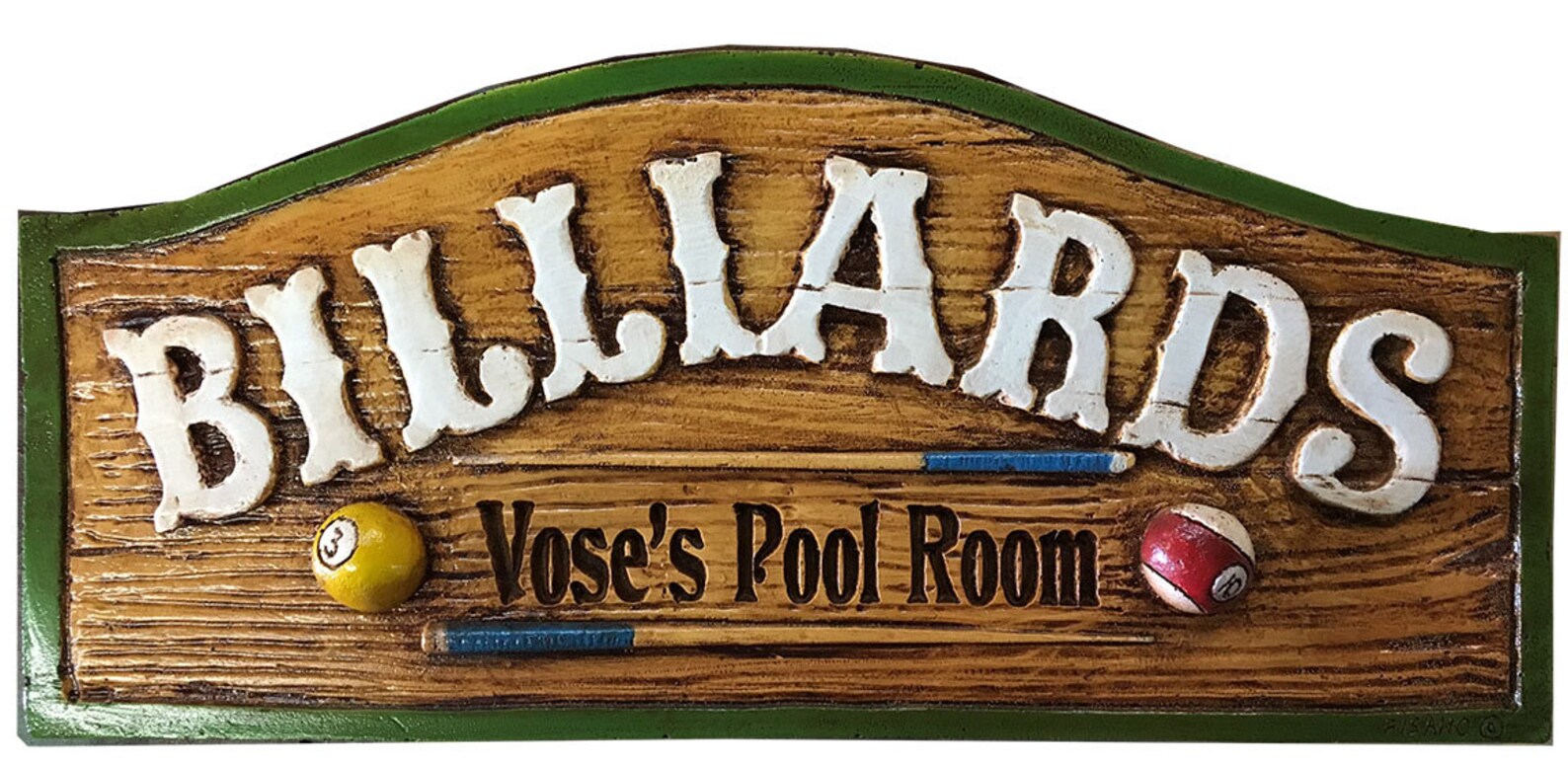 Billiards Personalized Sign Etsy