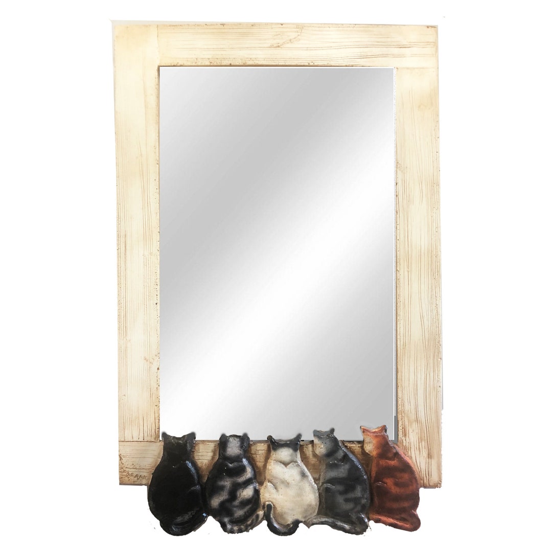 Cat Decor Wall Mirror - Etsy
