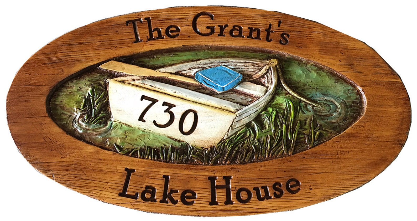 Lake Sign Personalized With Name and Phrase-large Size - Etsy