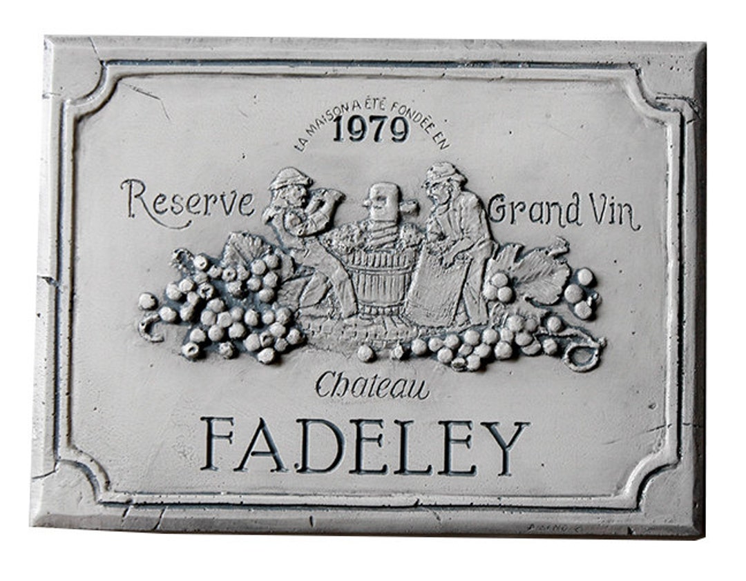 Wine Decor Personalized Wine Label Sign - Etsy