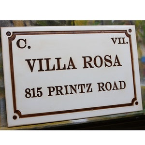 Custom Italian Rome Street Sign - Etsy