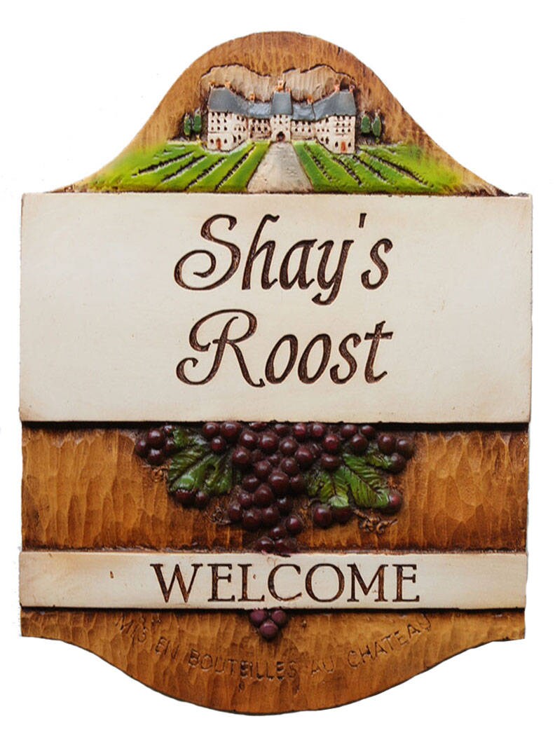 Chateau Personalized Sign | Etsy